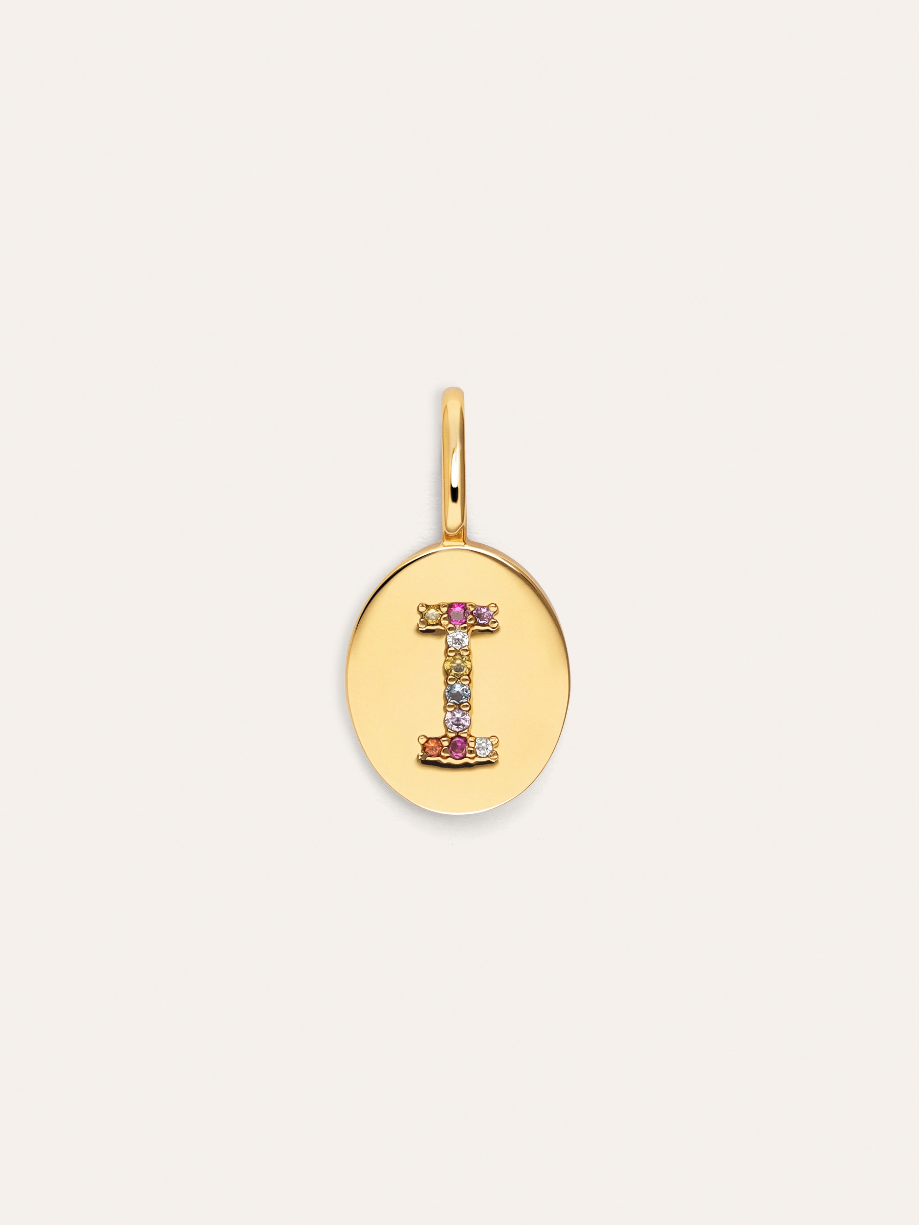 Charm Personalizado Signet Letter Colors Baño Oro – SINGULARU