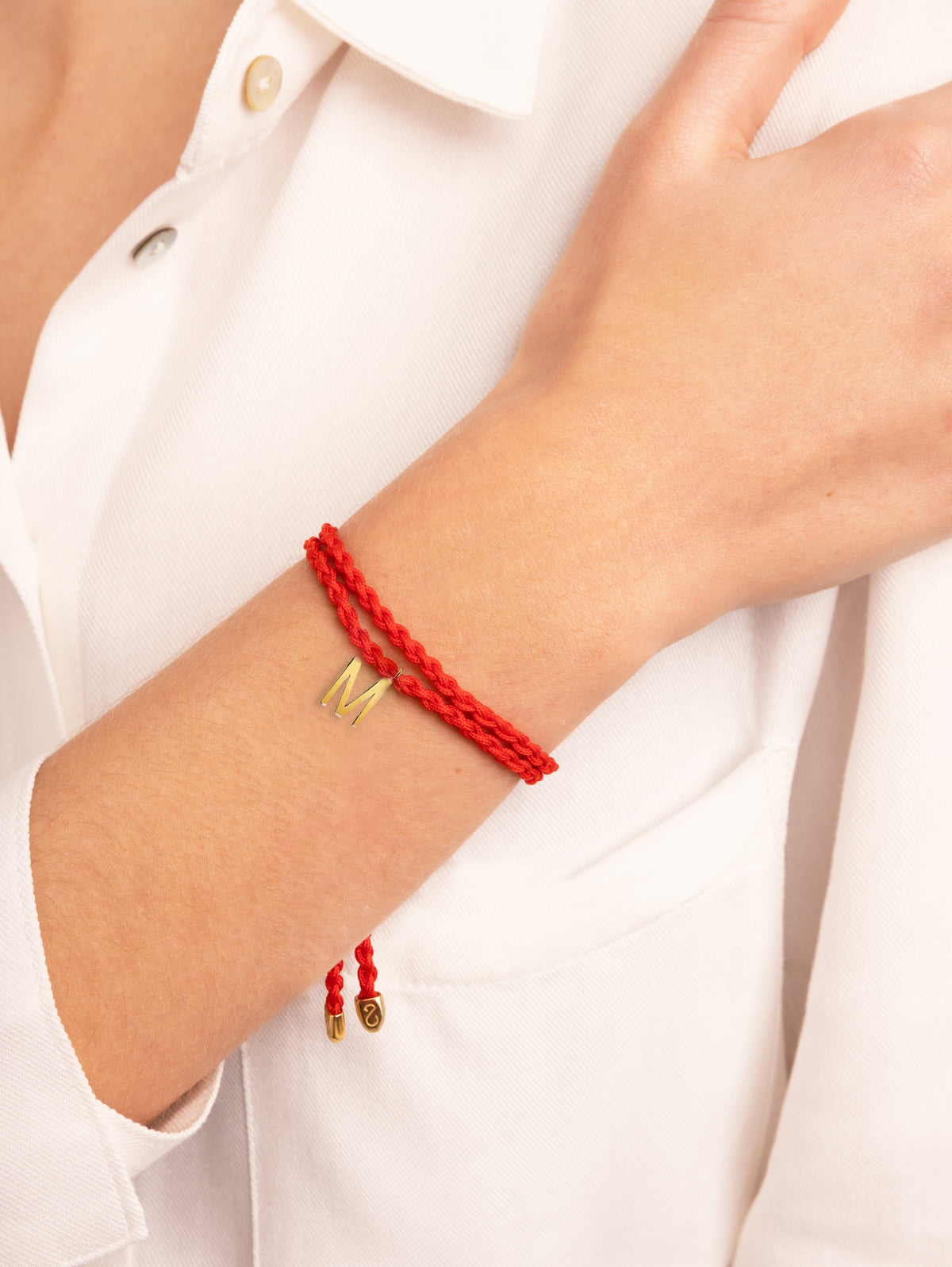 Pulsera Personalizada Red Letters Plata Baño Oro – SINGULARU