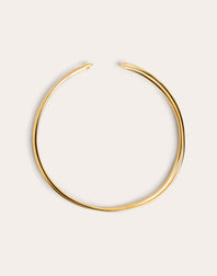 Choker Double Ring Baño Oro – SINGULARU